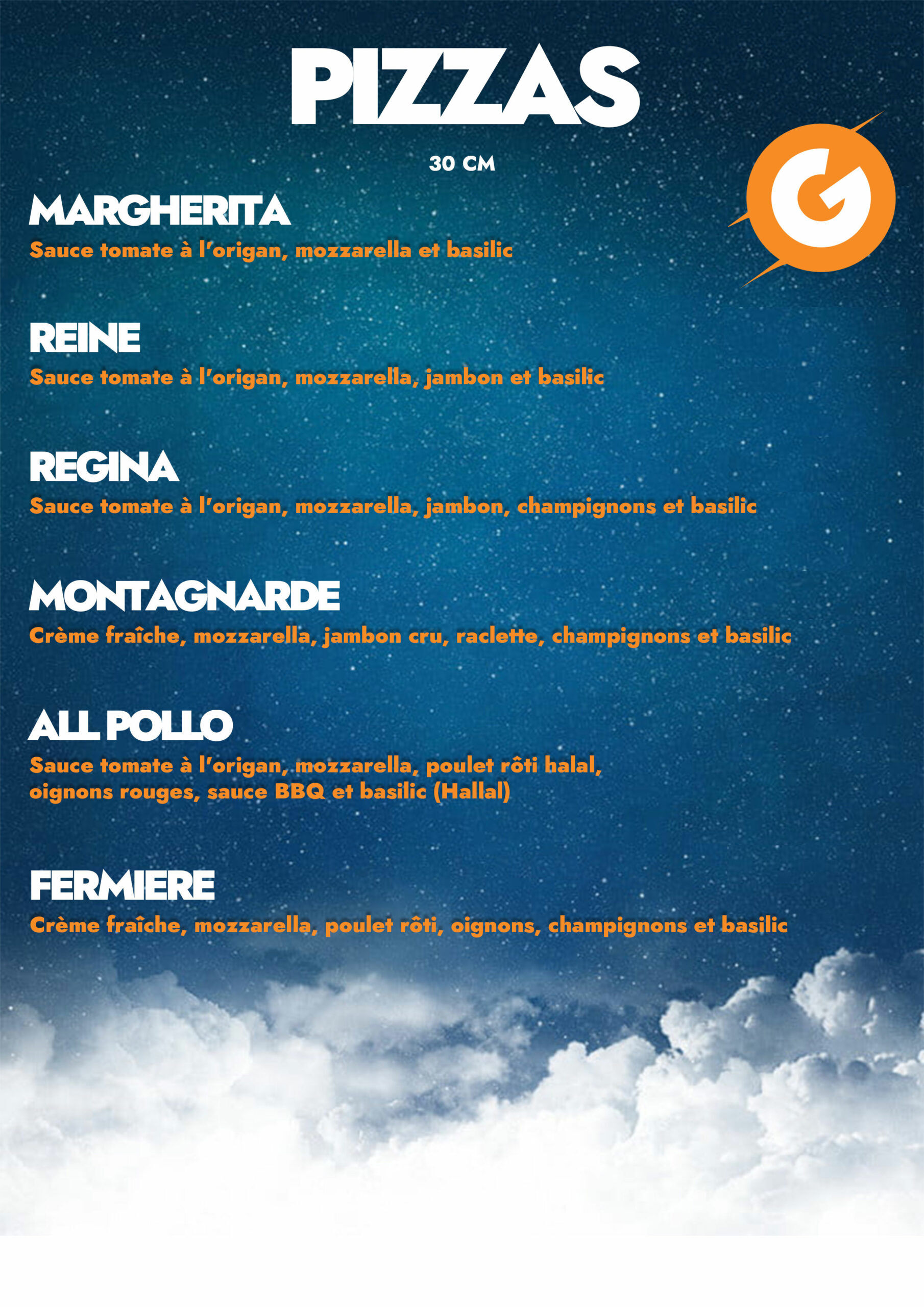 Pizzas – Saran - Gpark